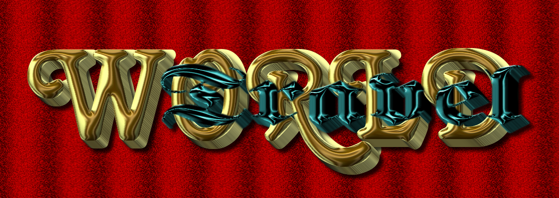 "Interlacing Text" Tutorial - Page 5 • GIMP Chat