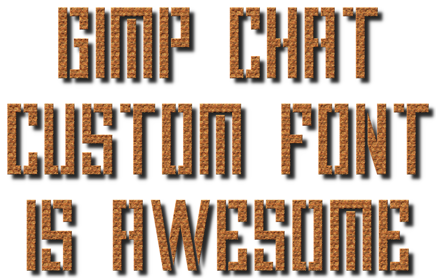 Custom Fonts for 2025 • GIMP Chat