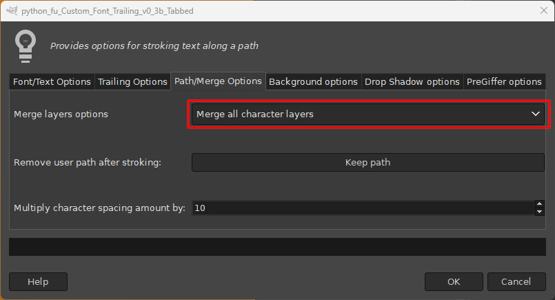 Custom Font PreGiffer v0.1 for Gimp 2.10 • GIMP Chat