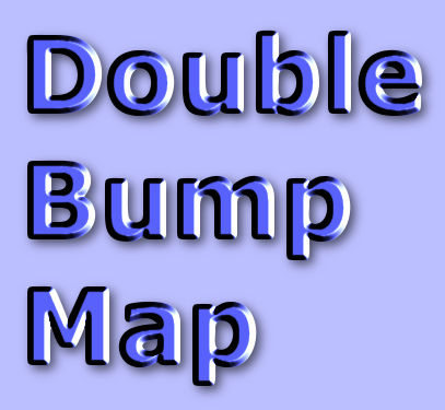 Double Bump Mapped Text • GIMP Chat
