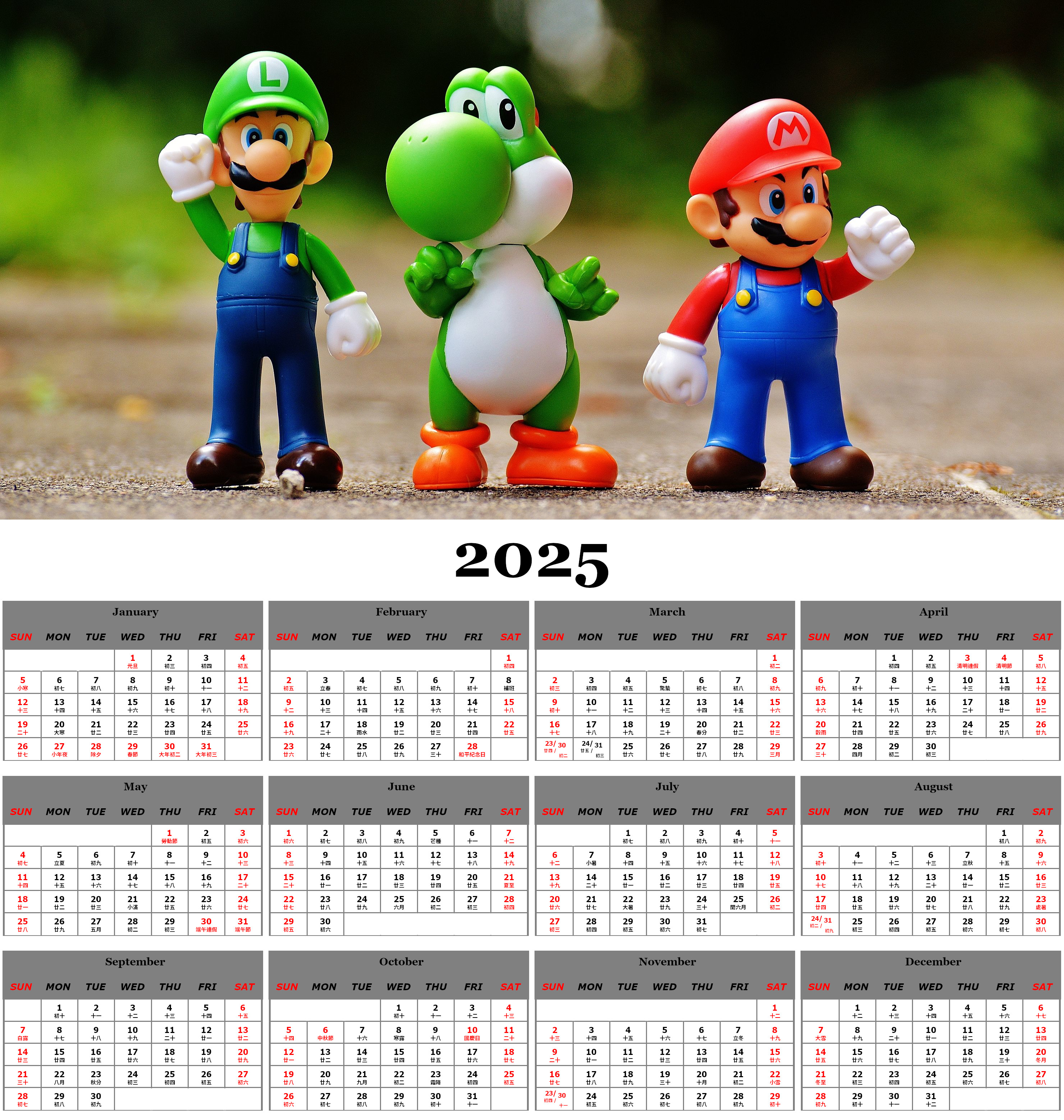 Year Calendar for GIMP 3.0 • GIMP Chat