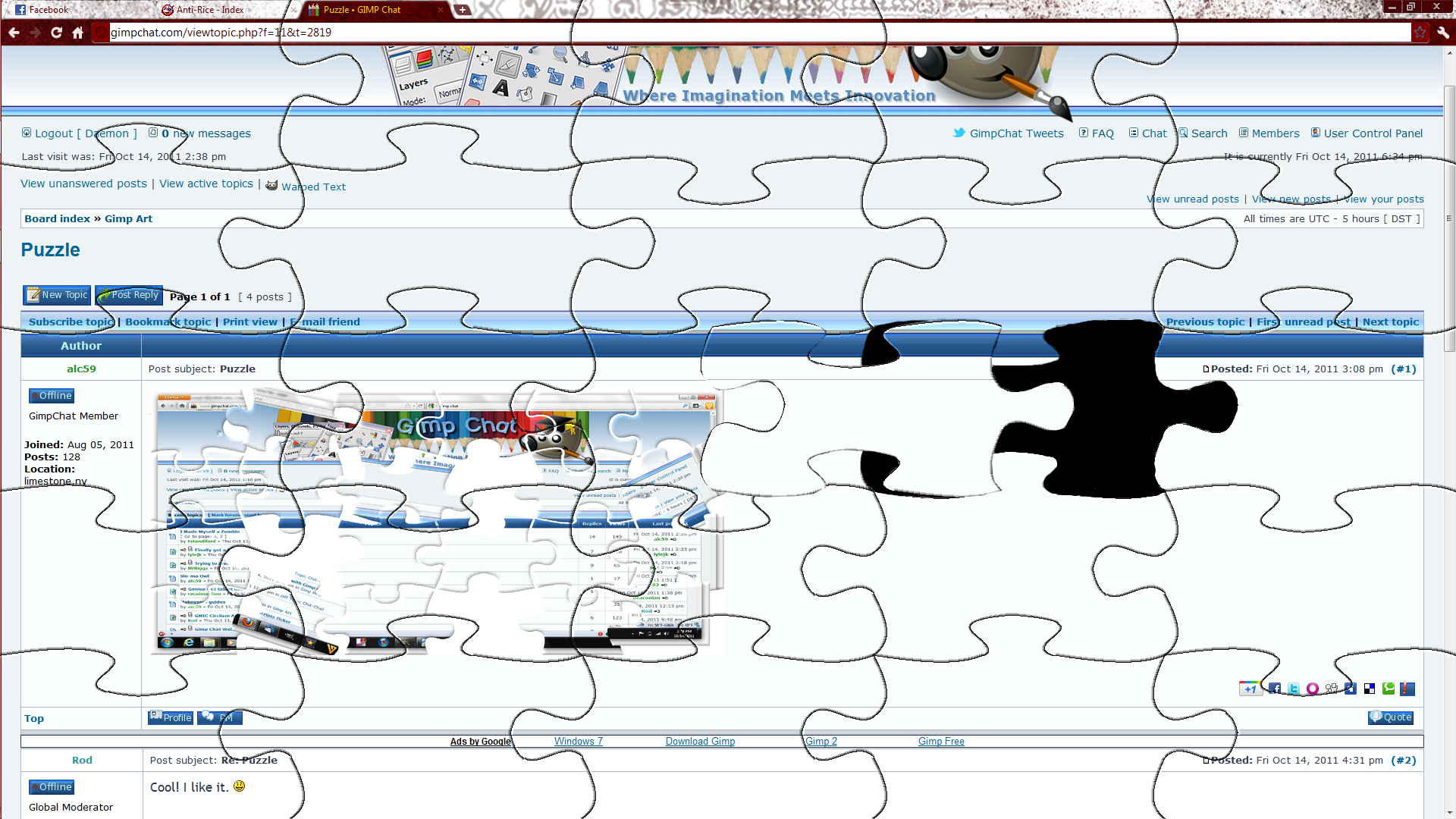 Puzzle • GIMP Chat
