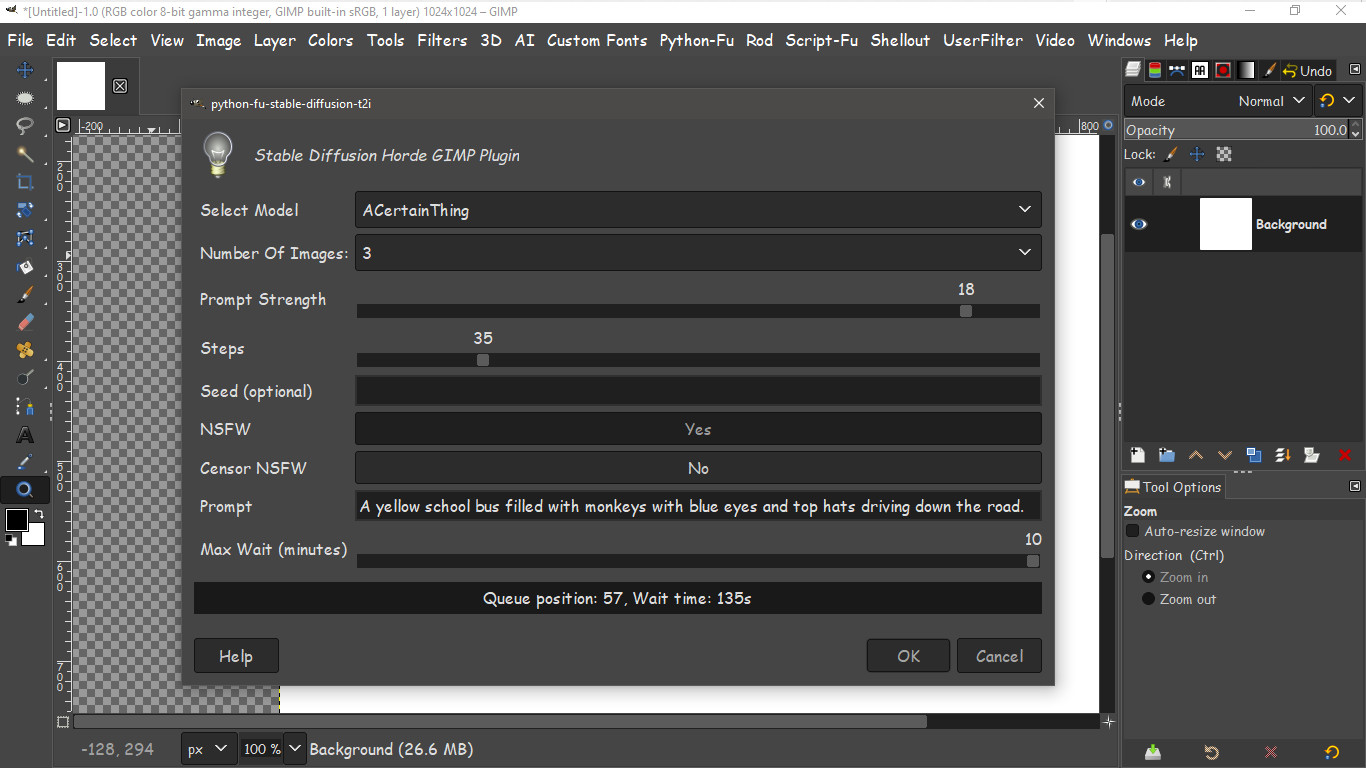 GIMP Stable Diffusion • GIMP Chat