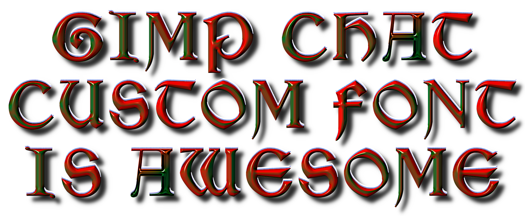 Custom Fonts for 2025 • GIMP Chat