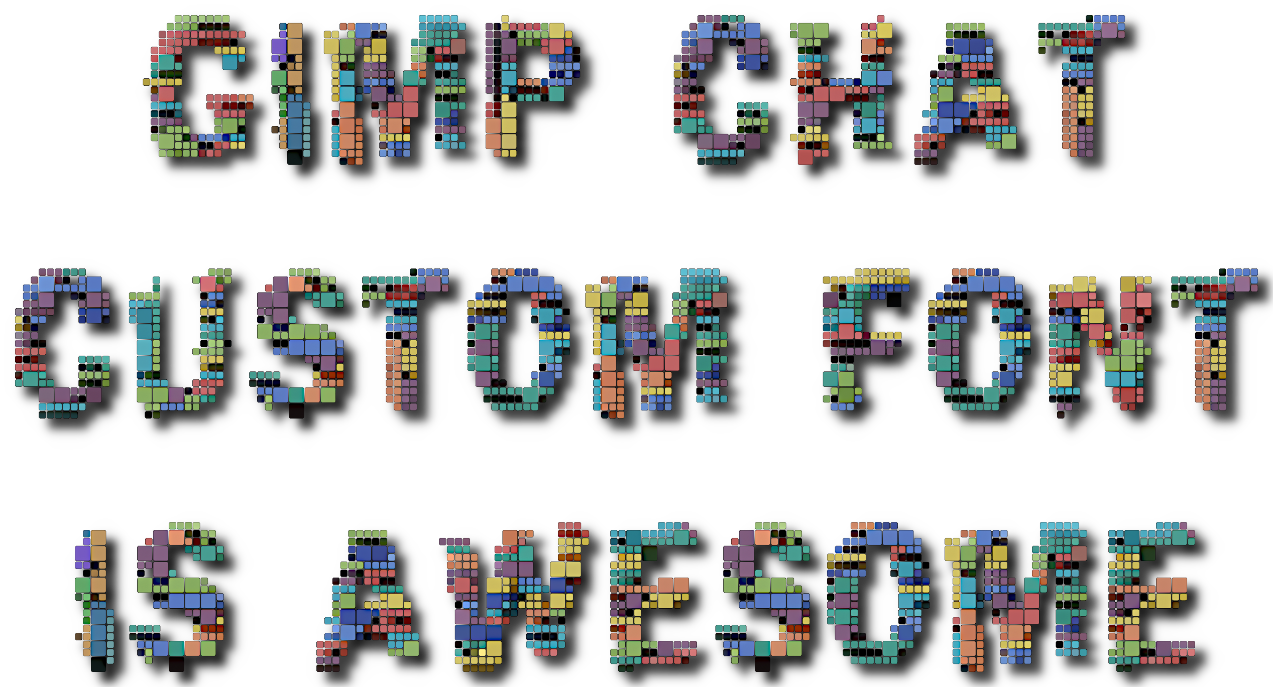 Custom Fonts for 2025 - Page 20 • GIMP Chat