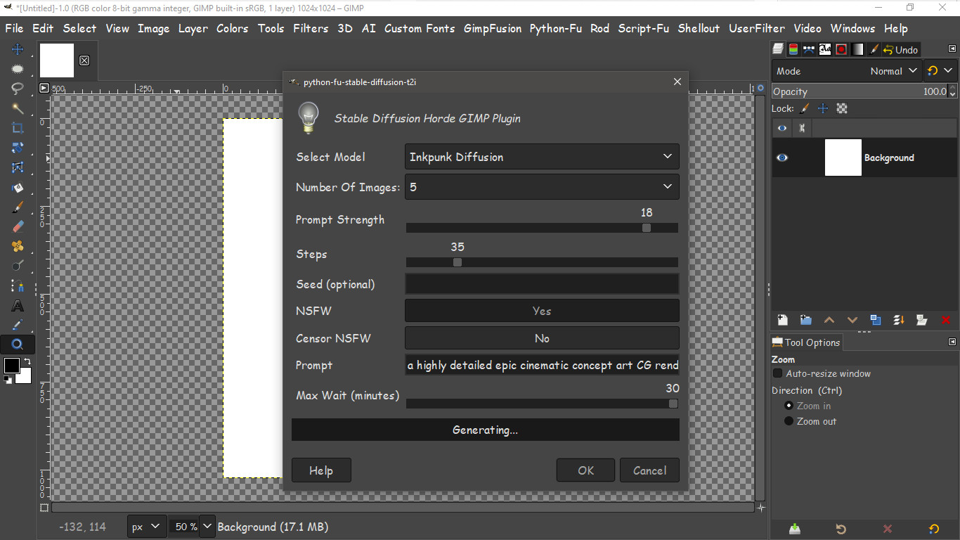 GIMP Stable Diffusion • GIMP Chat
