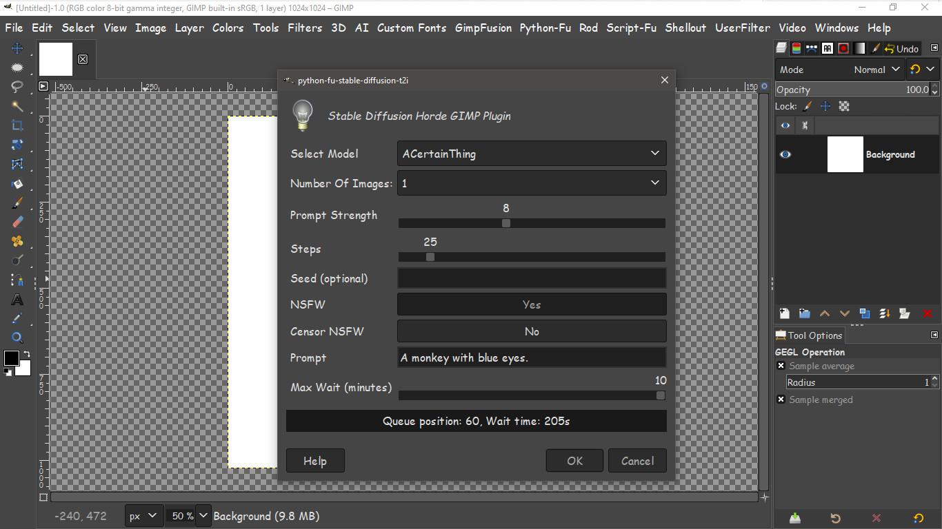 GIMP Stable Diffusion • GIMP Chat