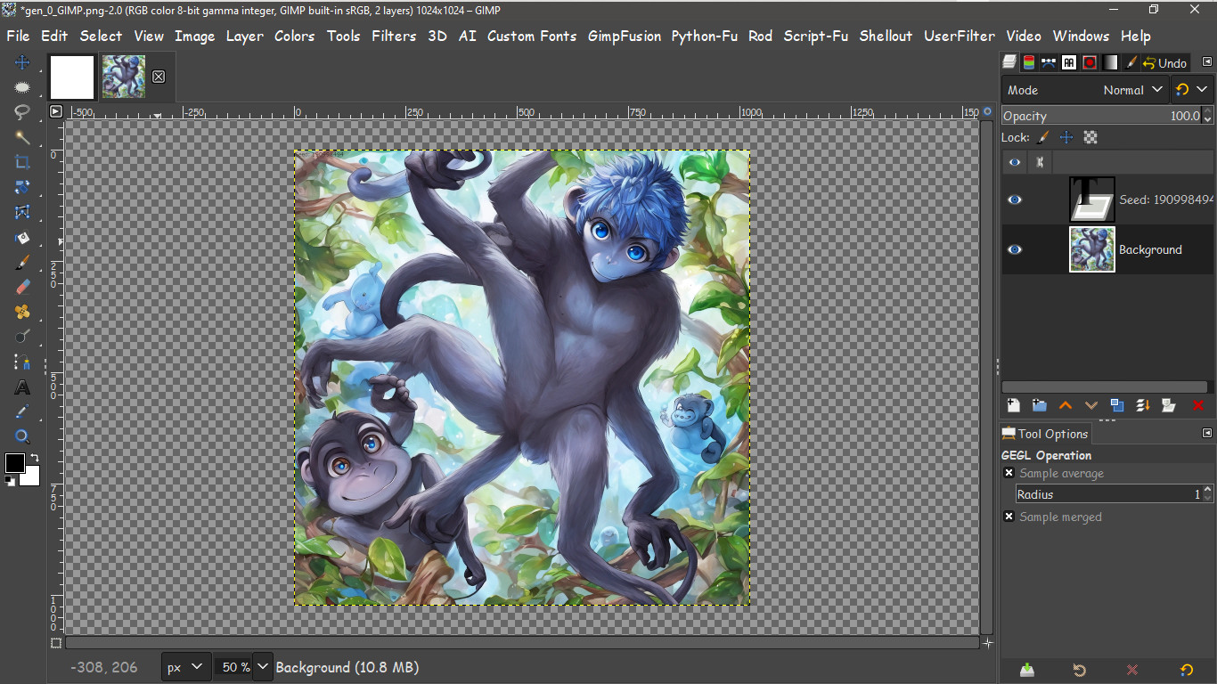 GIMP Stable Diffusion • GIMP Chat