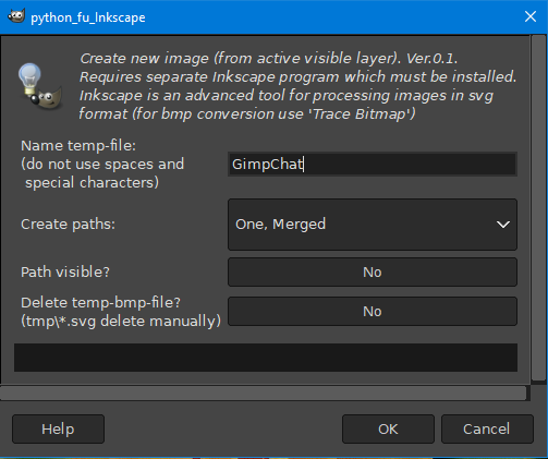 Inkscape plugin for Gimp 2 • GIMP Chat