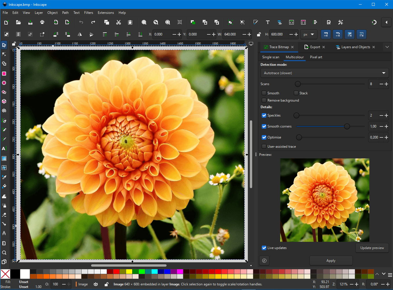 Inkscape plugin for Gimp 3 • GIMP Chat