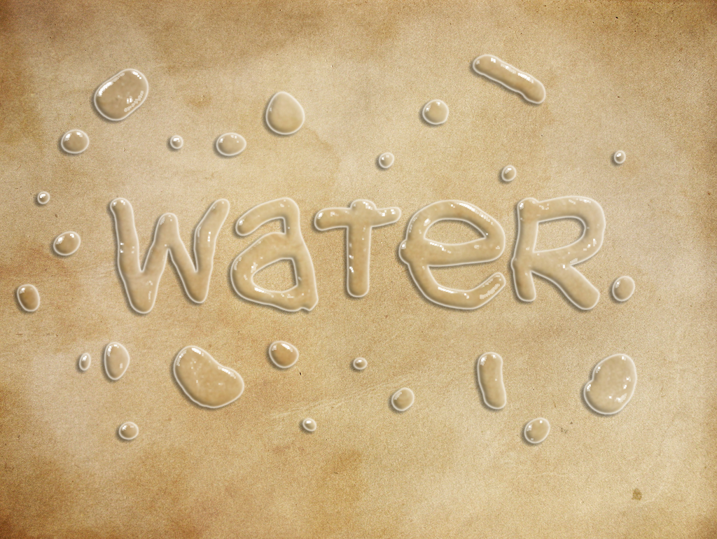 Water Text Effect • GIMP Chat